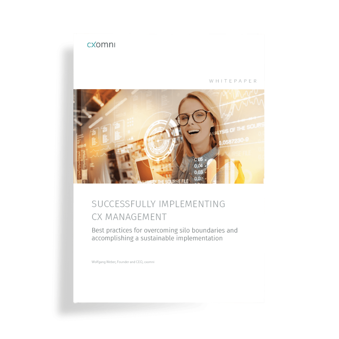 Whitepaper: Successfully implementing CX Management - cxomni Whitepaper: Successfully implementing CX Management - cxomni